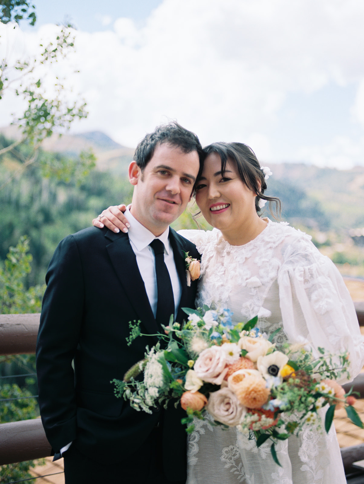 A Modern Meets Colorful Wedding Palette + Design